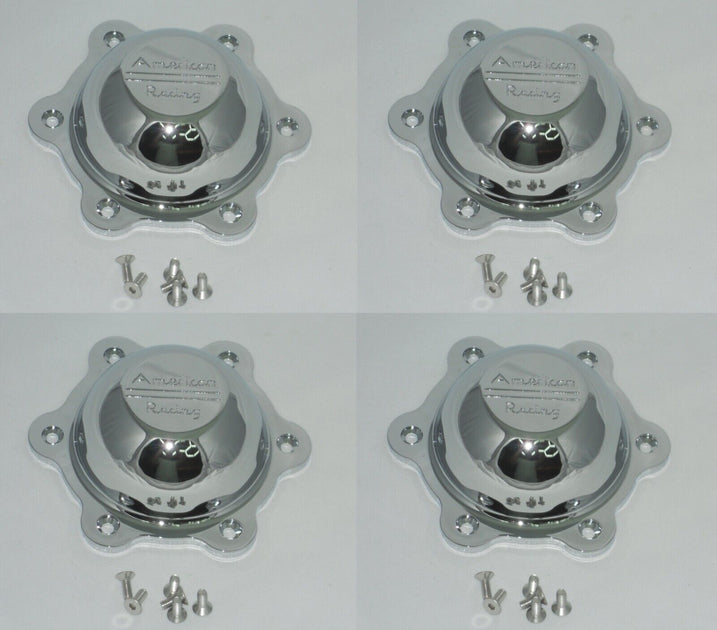 4 CHROME 6 LUG AR604 AMERICAN RACING 3565293CH WHEEL RIM CENTER CAPS W | WheelCenterCap.com