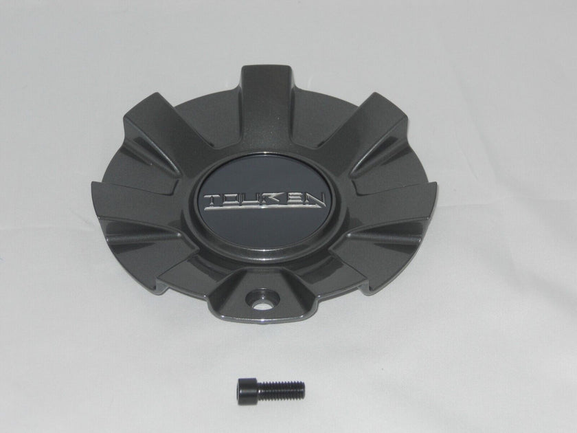 TOUREN TR60 3260 GUNMETAL GRAY C1032601G WHEEL RIM CENTER CAP WITH SCR ...