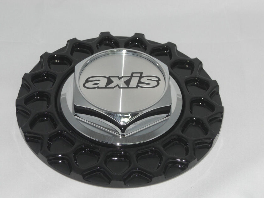 AXIS KLASSIC MESH BLACK WHEEL RIM CENTER CAP THREADED THREAD ON 6-3/4 ...