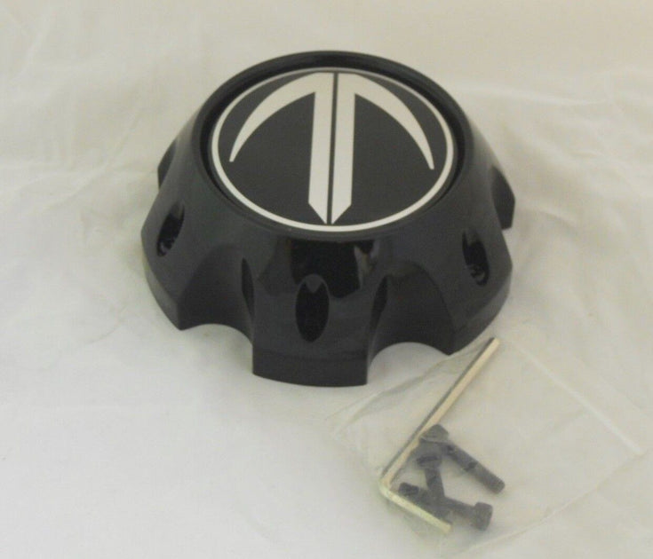 SICKLE REAPER SCA MCM 6 LUG 3334 GLOSS BLACK WHEEL RIM CENTER CAP WITH ...