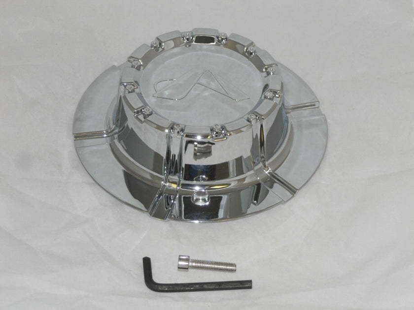 ALBA WHEELS CHROME 497L209 A082 WHEEL RIM CENTER CAP WITH SCREW ...