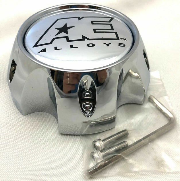 NEW AMERICAN EAGLE AE ALLOYS HARDROCK 3301 AEWC CHROME WHEEL RIM CENTE ...