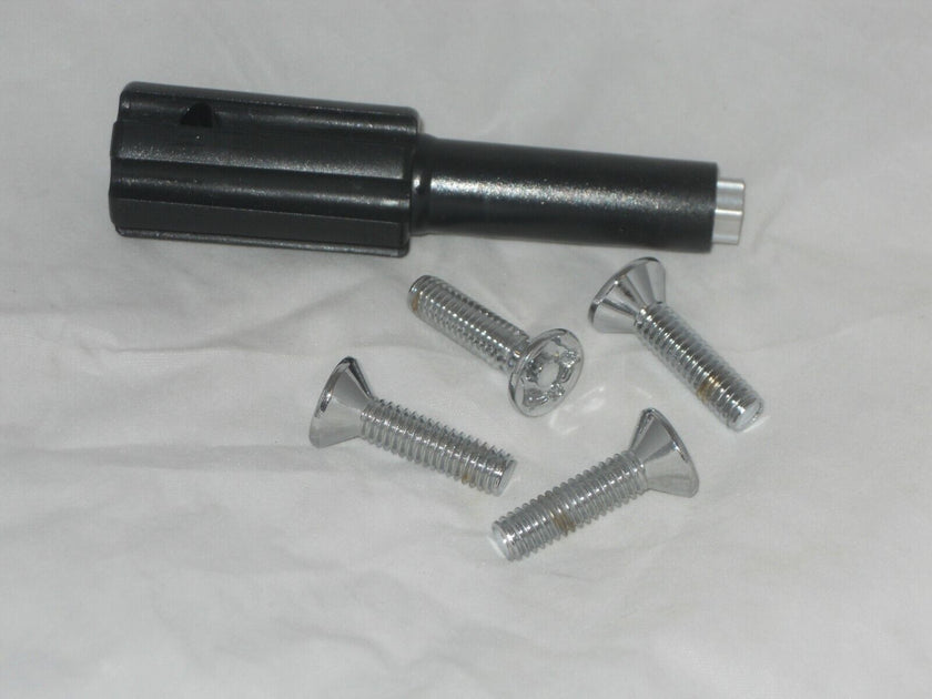 # 4 CHROME WHEEL RIM CENTER CAP SCREWS LOCKS CONE SEAT 5/16" THREAD 1 ...