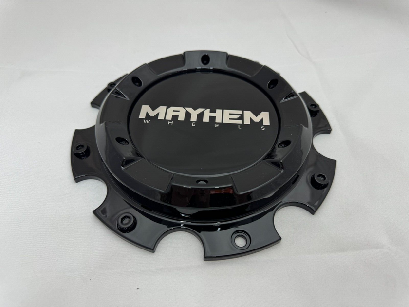 Mayhem 8107 Cogent Dually Gloss Black Rear Wheel Rim Center Cap TW C10 ...