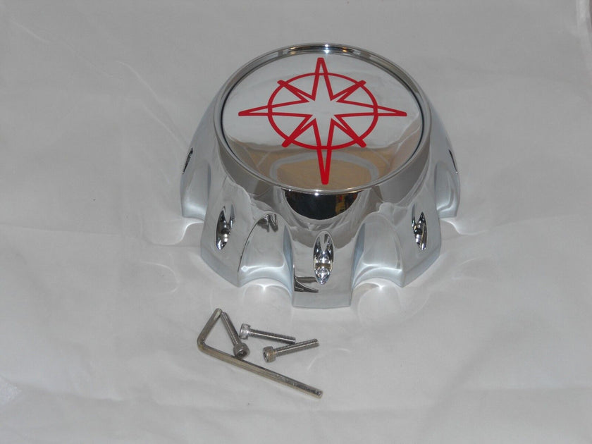 RARE COMPASS APEX LOGO 3324 MCM SCA AEWC CHROME WHEEL RIM CENTER CAP 3 ...