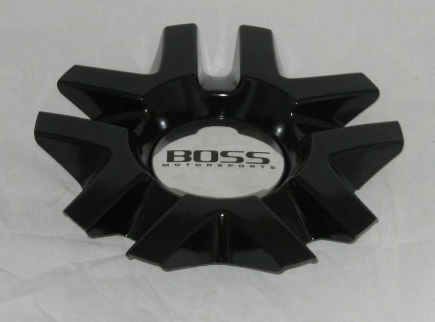 USED BOSS MOTORSPORTS 327 BLACK 3206 WHEEL RIM CENTER CAP ...