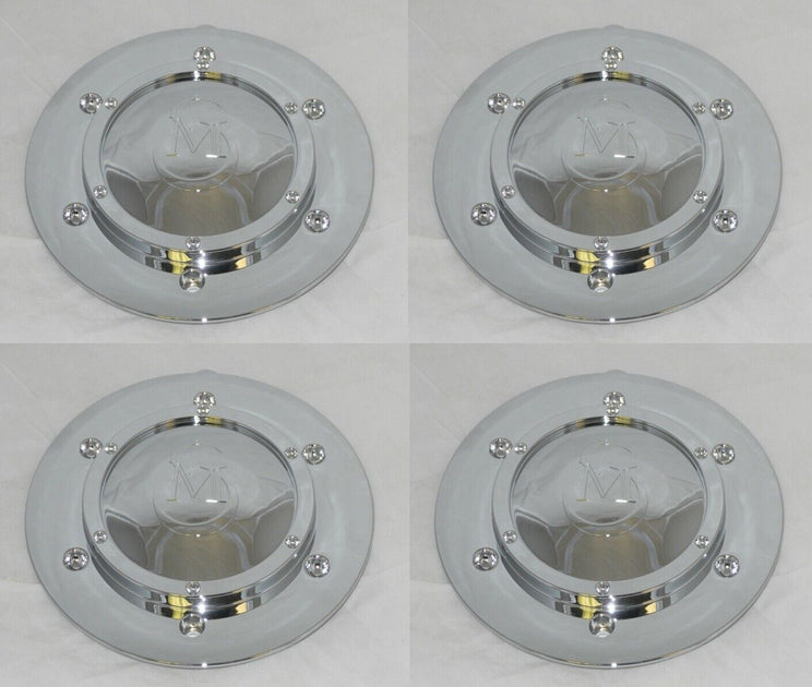 4 CAP DEAL FITS INOX XON XONI PHANTOM 830-2-CAP ZY CHROME WHEEL RIM CE ...