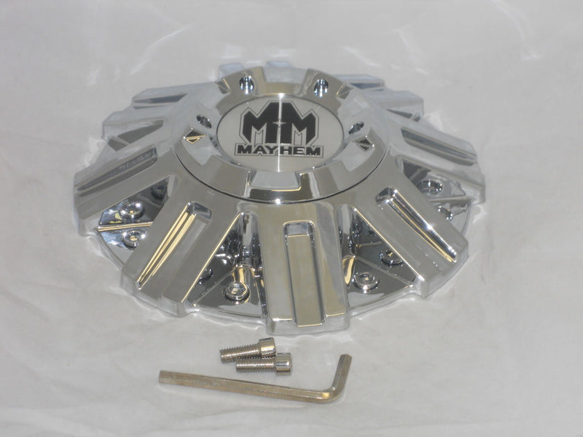 MAYHEM 8102 BEAST CHROME C108102C-RR C8190B02CAP WHEEL RIM CENTER CAP ...