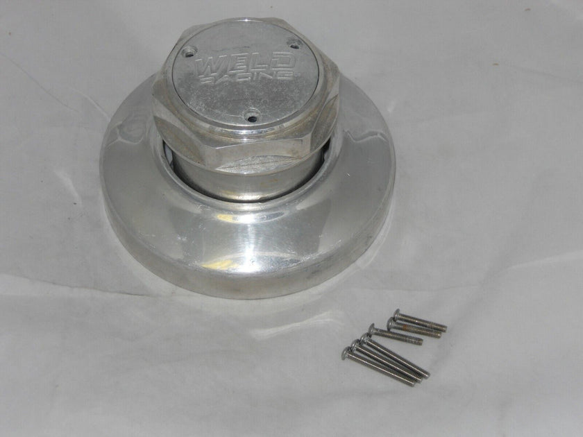 1 WHEEL WORTH WELD DRAGLITE RODLITE PROSTAR RIM CENTER CAP HEX LUG COV ...