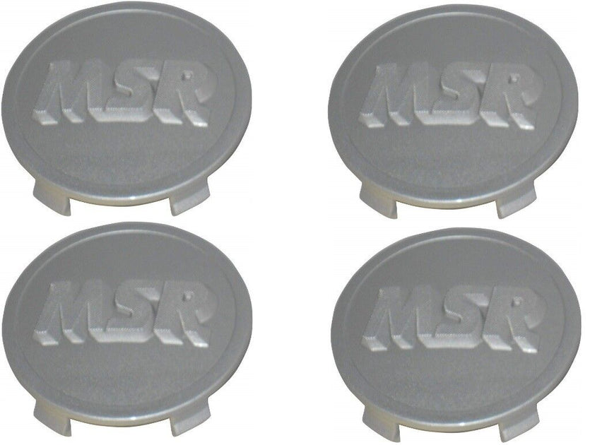 4 CAP DEAL SILVER MSR WHEEL RIM CENTER CAP 3122 MADE IN KOREA SNAP IN ...