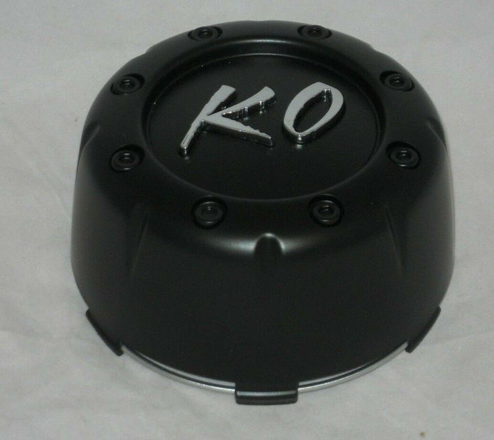 KO WHEELS 390C02 C10807-6H S612-16 ABS FLAT MATTE BLACK WHEEL RIM CENT ...