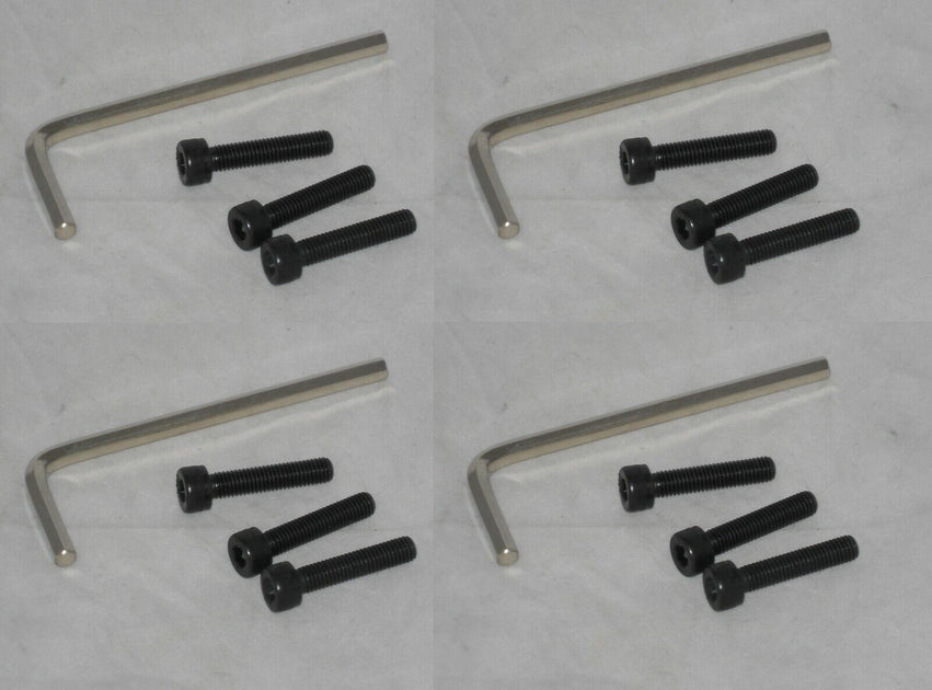12 AE ALLOYS EAGLE BLACK REPLACEMENT SCREWS FOR WHEEL RIM CENTER CAPS ...