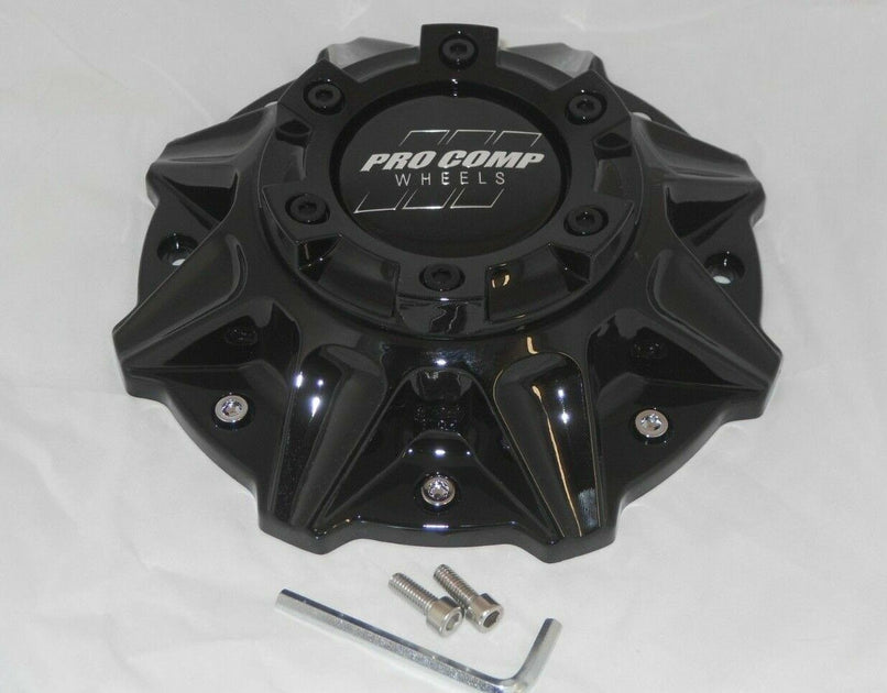 PRO COMP ALLOYS GLOSS SHINY BLACK WHEEL RIM CENTER CAP 42-CAP-SG YL 42 ...