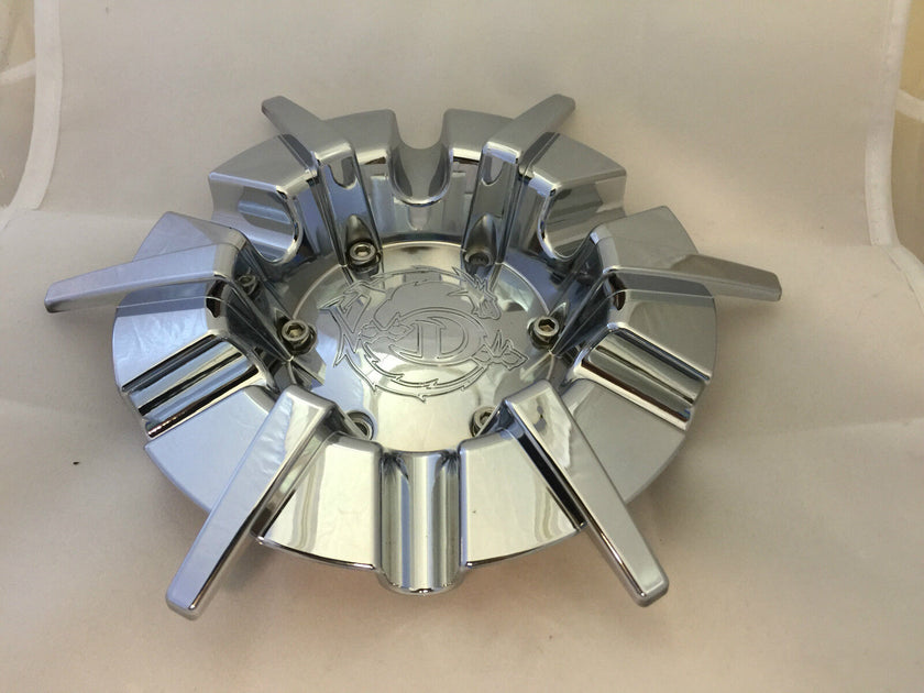 RARE VOODOO 410 DAMNED 24" CHROME WHEEL RIM CENTER CAP 3244-06 3244 C ...