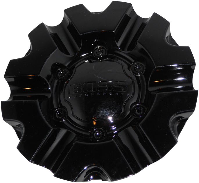 NEW BOSS MOTORSPORTS 331 WHEEL RIM CENTER CAP 3215 SNAP IN GLOSS BLACK ...